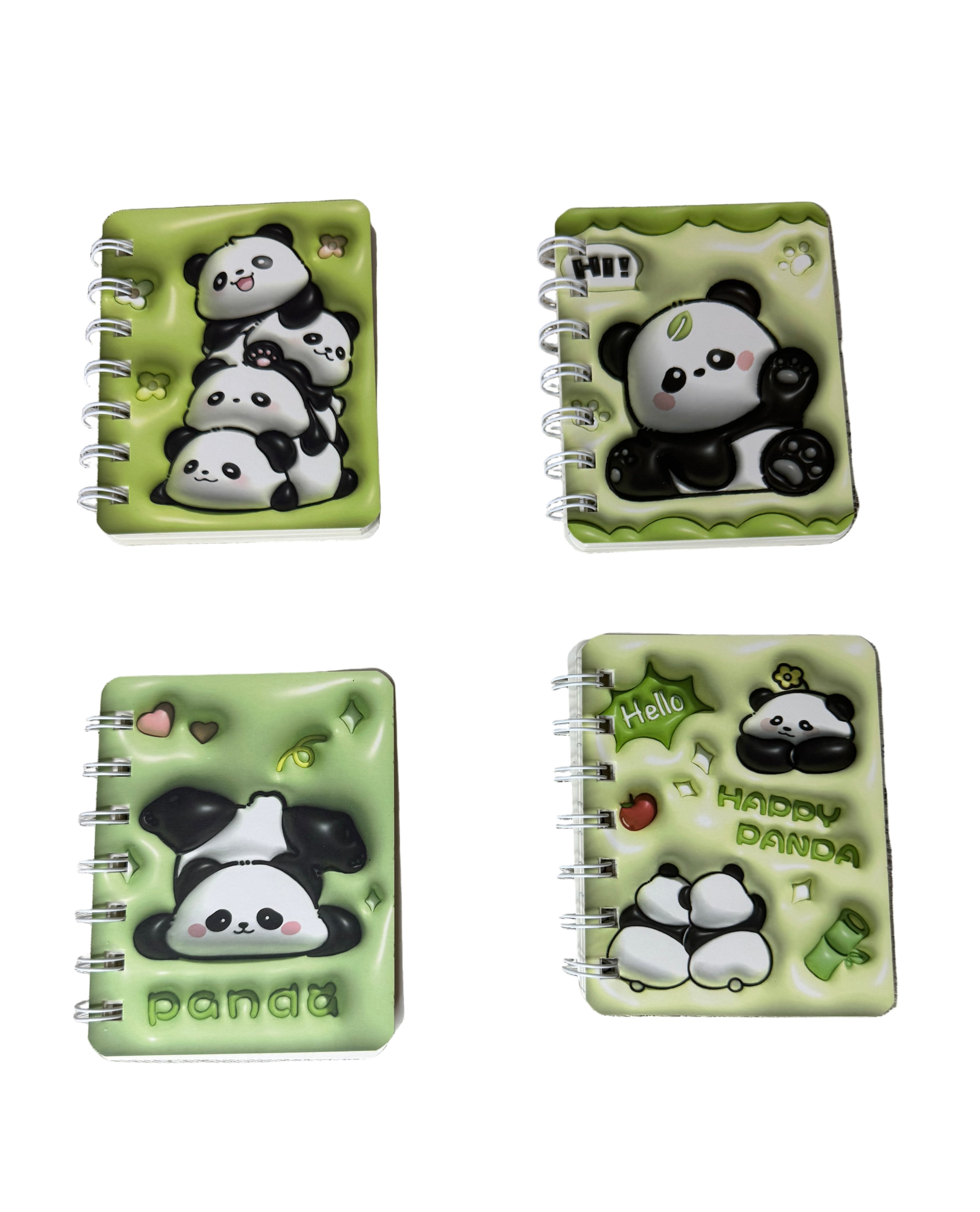 Panda Mini Diary – Sticky Pop Stationery