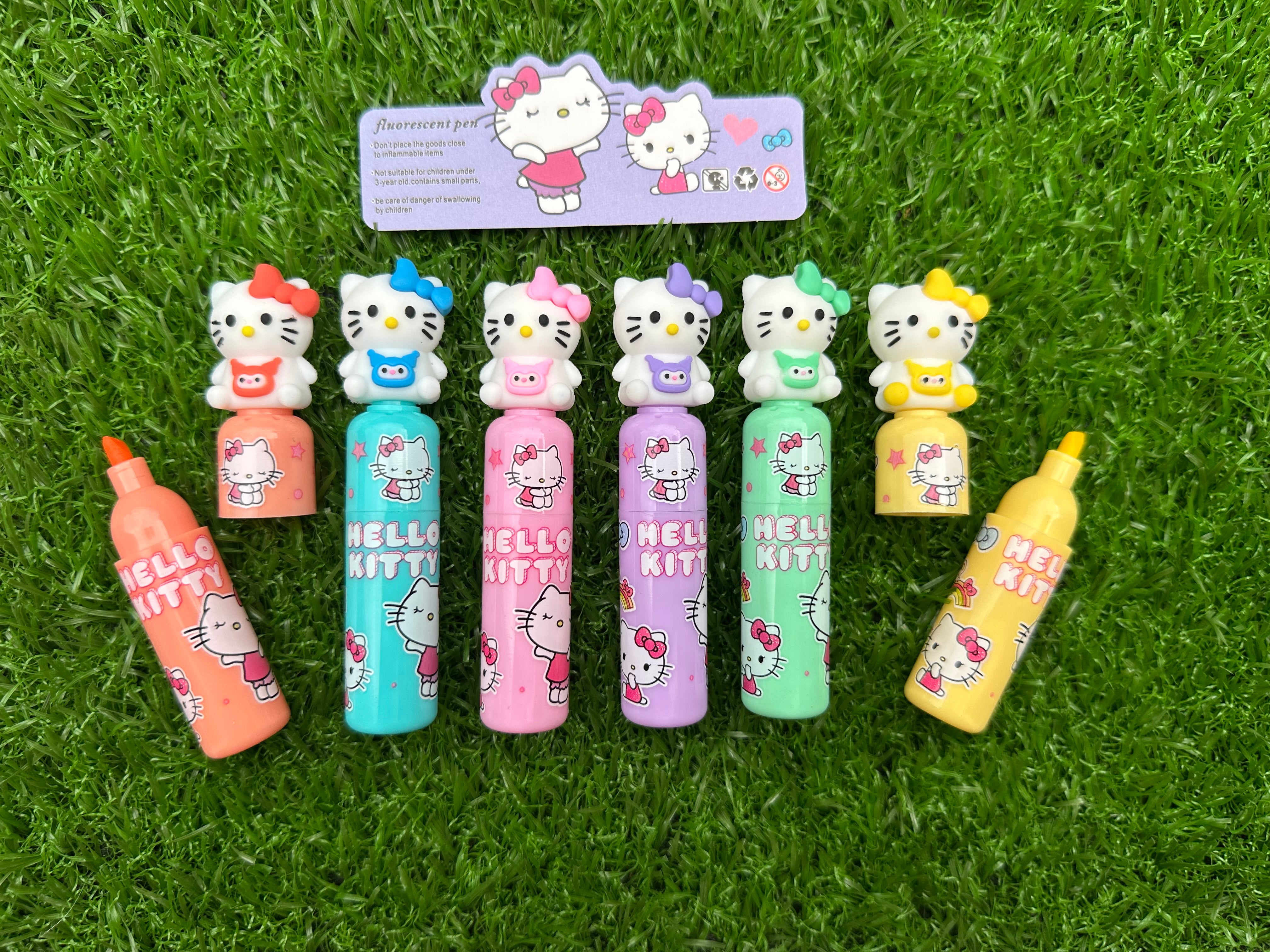 Hello kitty Highlighters – Sticky Pop Stationery