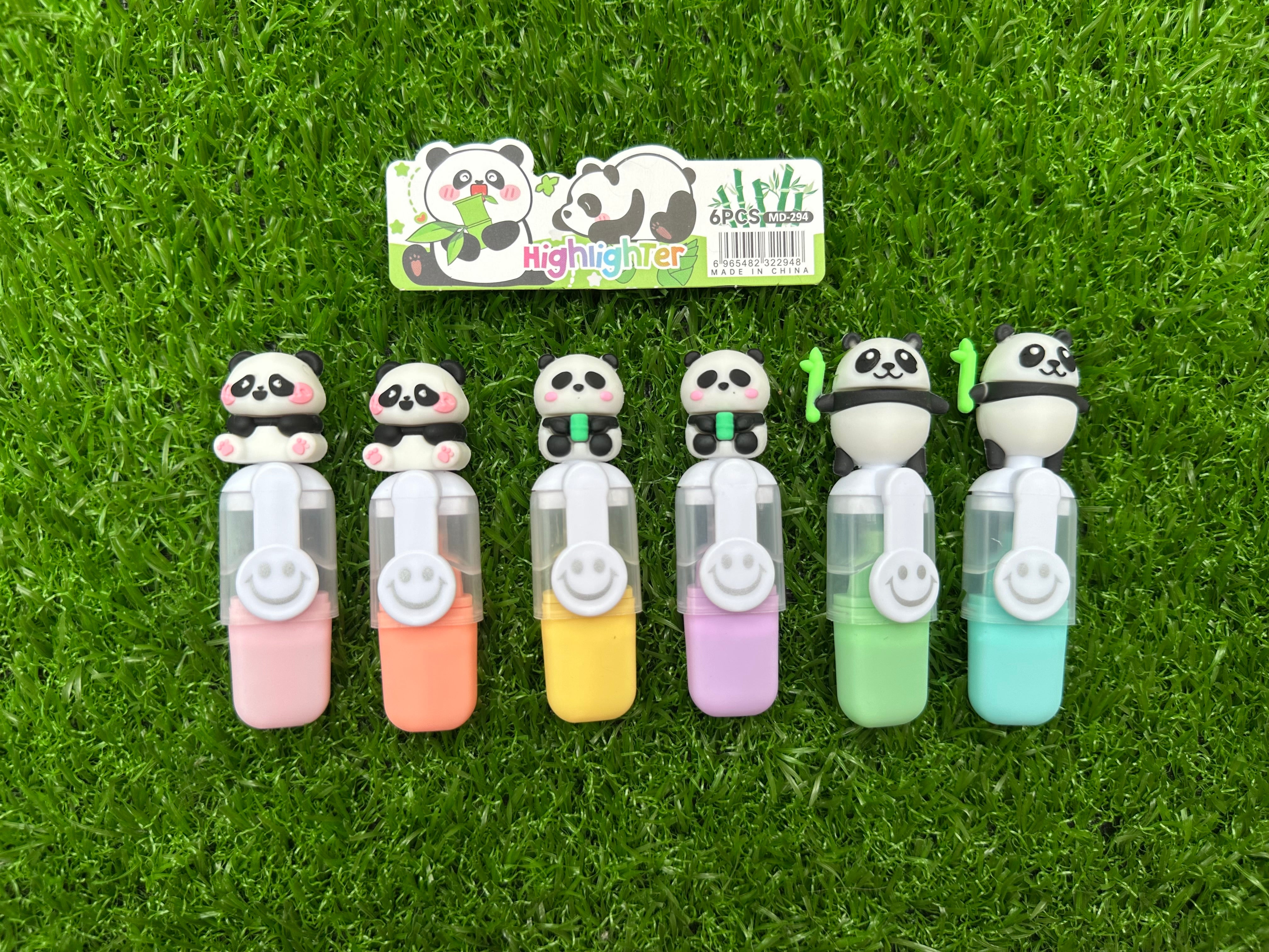 Panda Highlighters – Sticky Pop Stationery